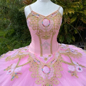 Pink Ballet Tutu, Flower Fairy Ballet Tutu, Girl’s Ballet Tutu ...