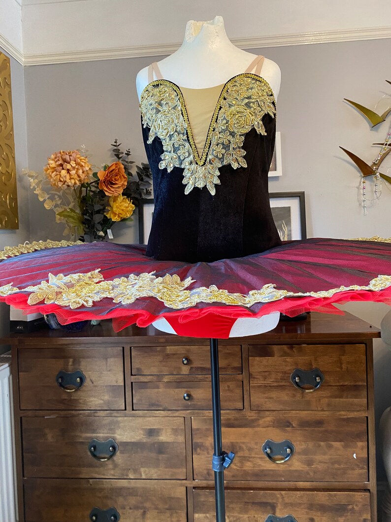 La Esmeralda Red Spanish Tutu - Professional Ballet Costume - Etsy