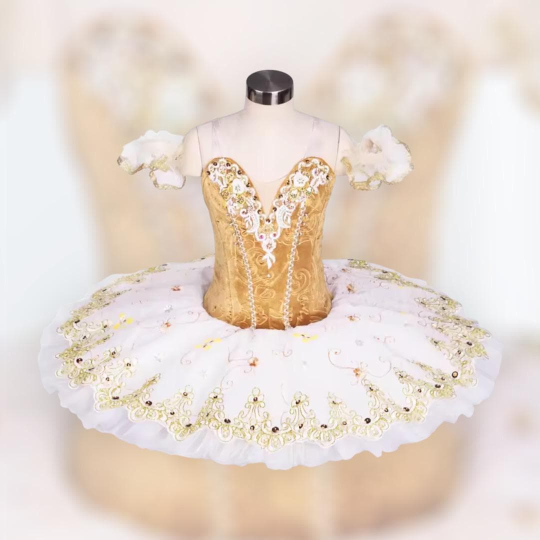 Marzipan Ballet Tutu Nutcracker Role Costume Gold and Velvet Ballet ...