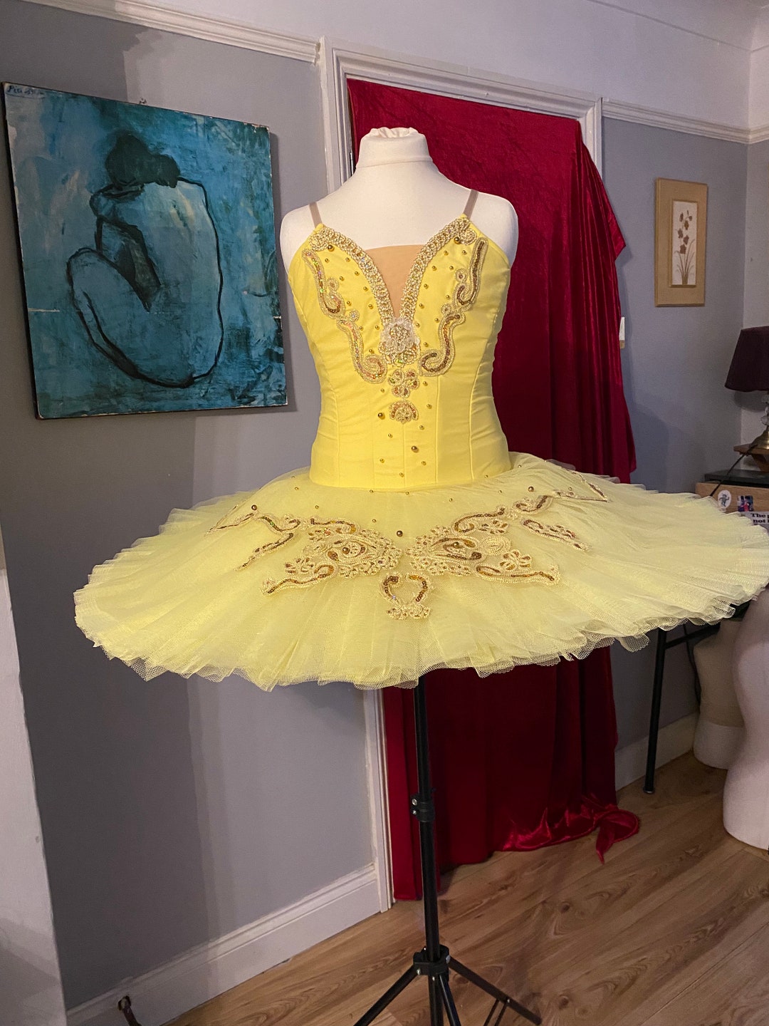 Lemon Yellow Ballet Tutu, Beauty and the Beast Ballet Tutu - Etsy