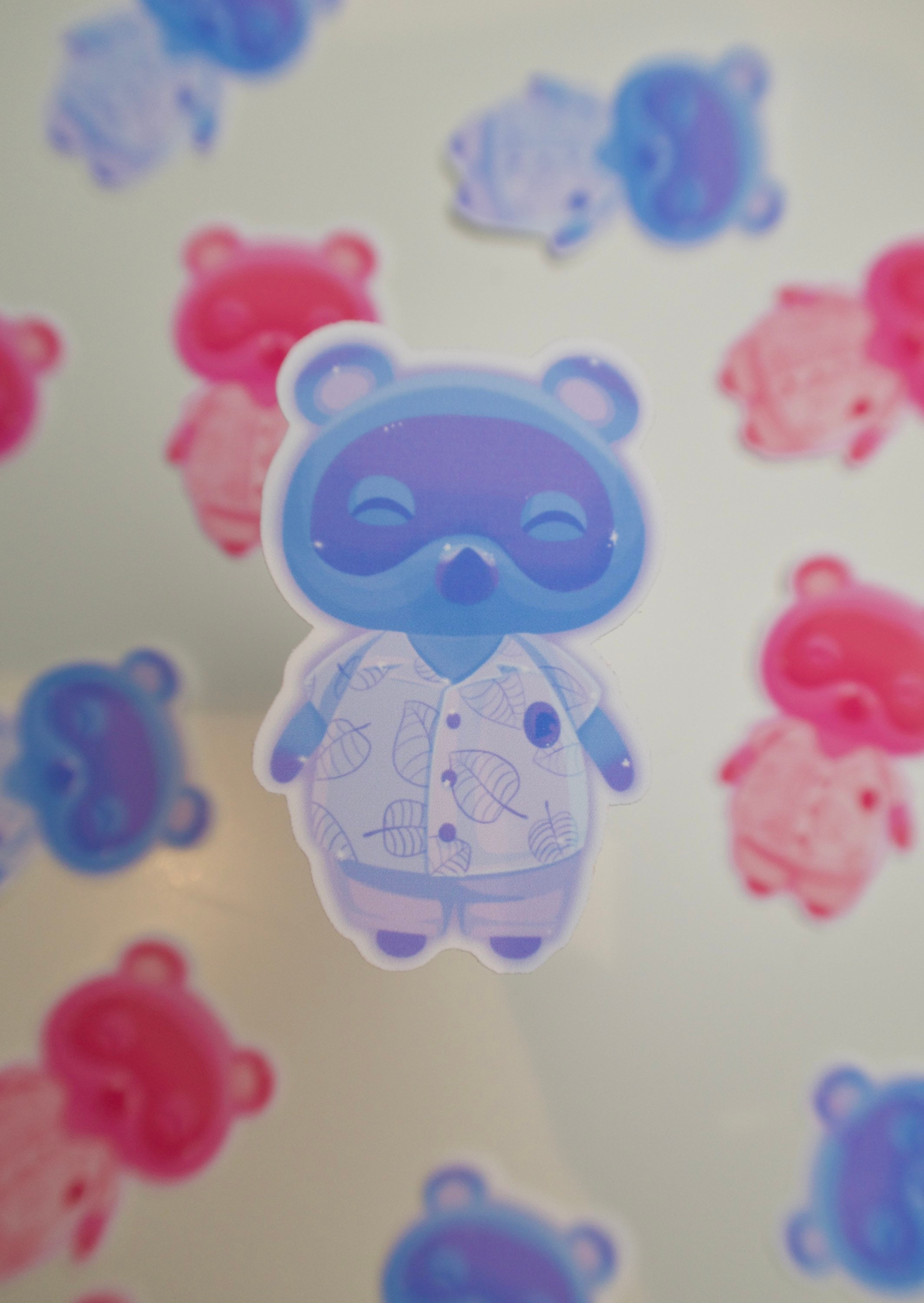 Cute Animal Crossing Tom Nook Stickers - Etsy UK