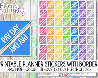 Pay Day Planner Stickers, Money Planner Stickers, Pay Day Stickers ...