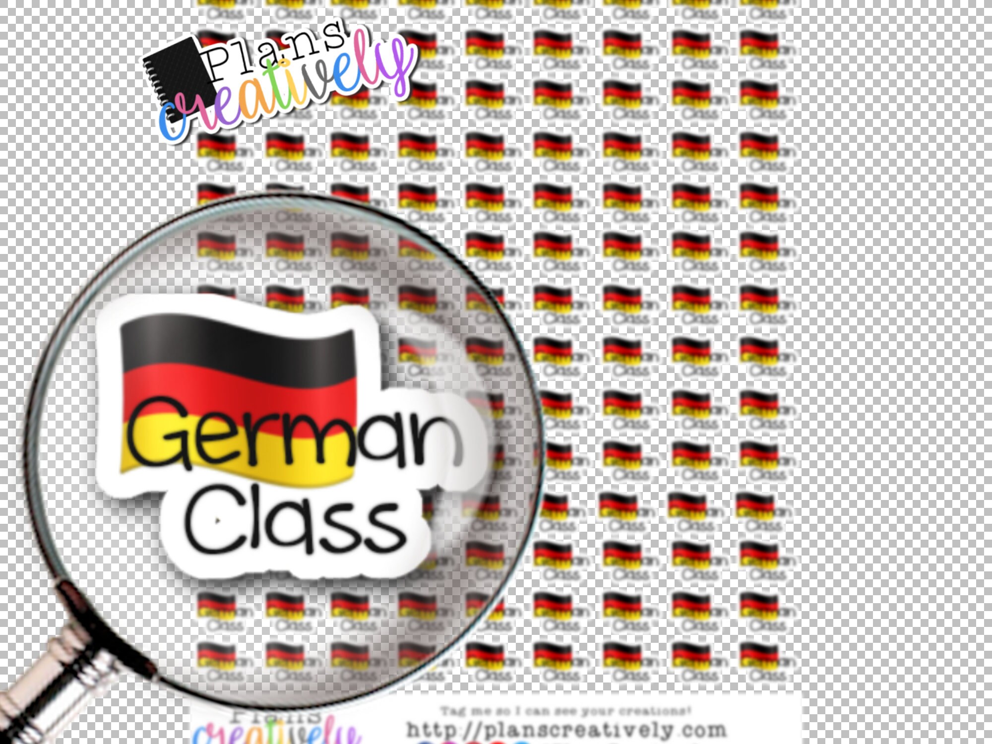 Printable German Language Sticker Sheet Icon Planner - Etsy España
