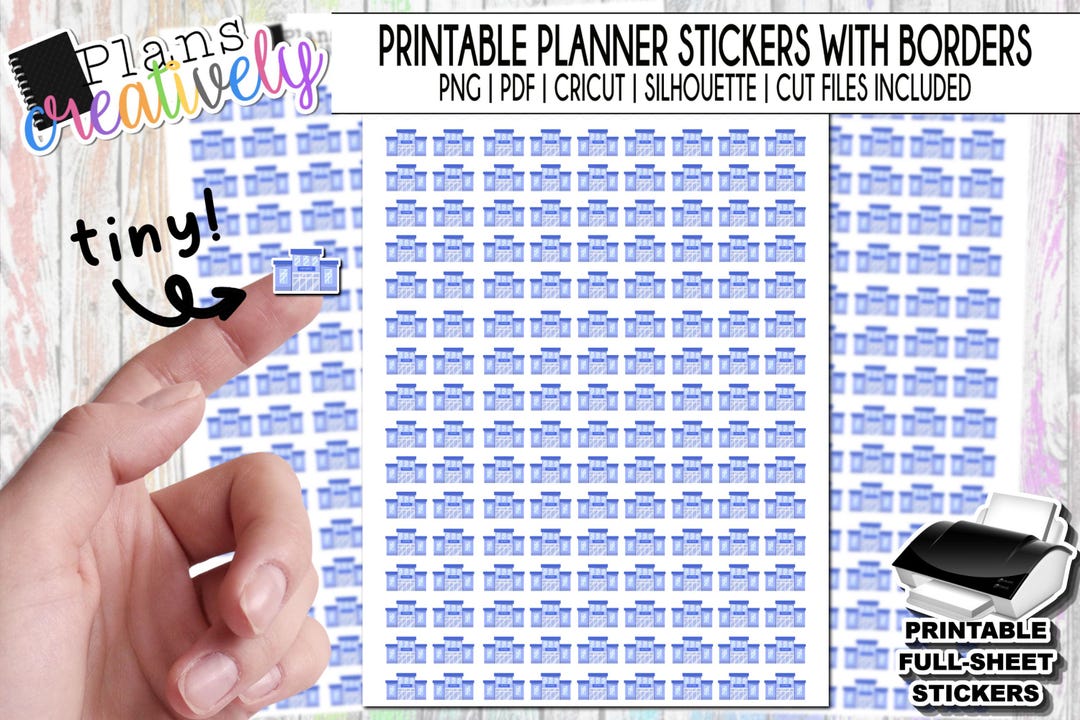 Printable Post Office Stickers - Reminder Icon Stickers to Go to the ...