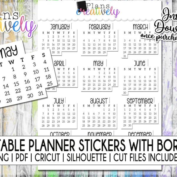 Bullet Journal Stickers - Etsy