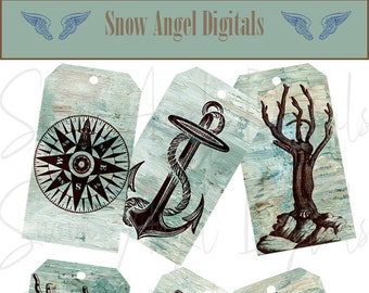 Gift Tags Printable Nautical Gift Tags Birthday Gift Tags - Etsy Canada