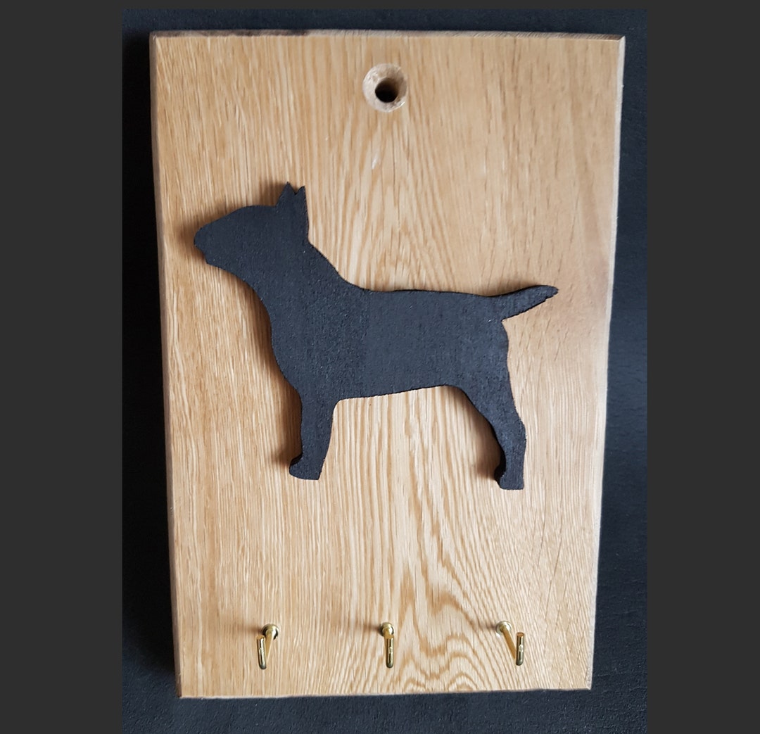 Dog Themed Key Holder/ Dog Lead Holder Bull Terrier - Etsy