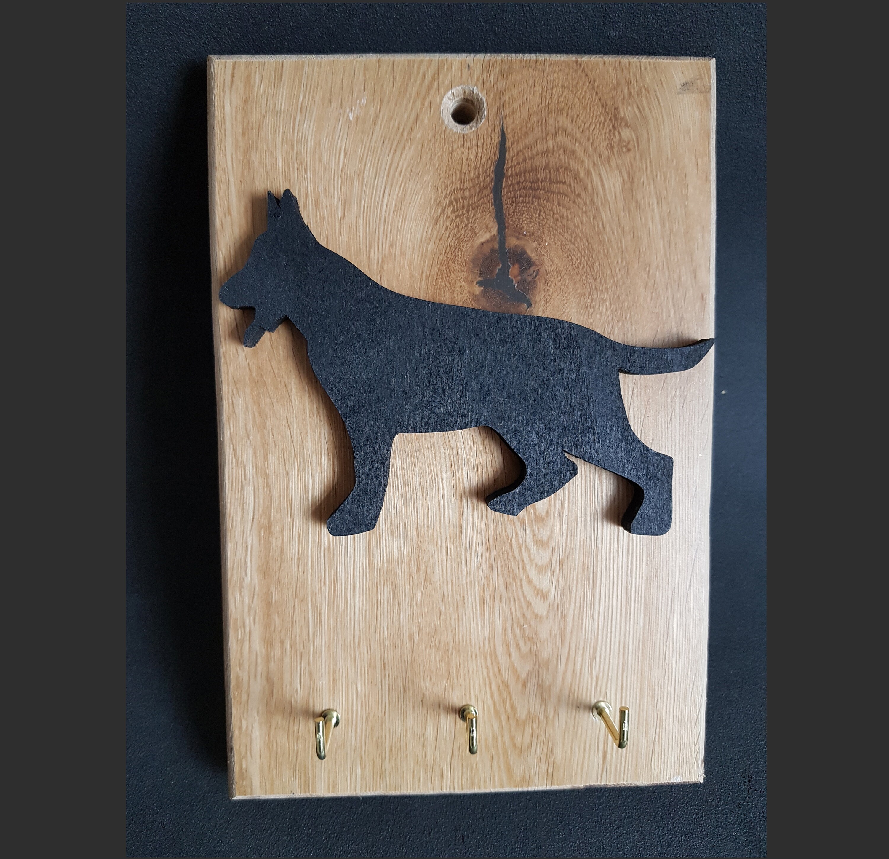 Dog Themed Key Holder/ Dog Lead Holder - German Shepherd - Etsy