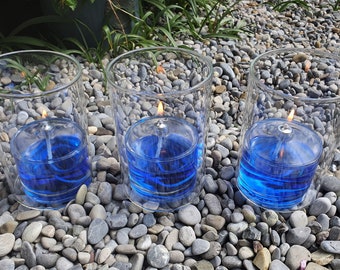 Clearcraft Set of Three Mini Balls Oil Candles / Oil Lamps - Etsy UK