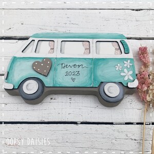 Personalised Handmade Campervan Block, Ornament, Country Home Decor ...