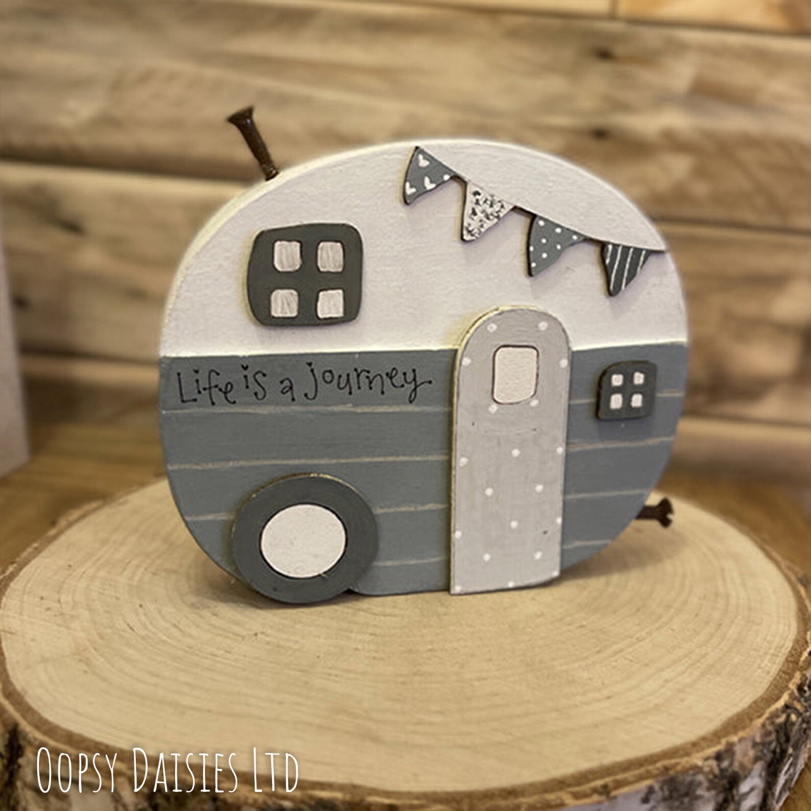 Personalised Handmade Caravan Block Ornament Country Home - Etsy UK