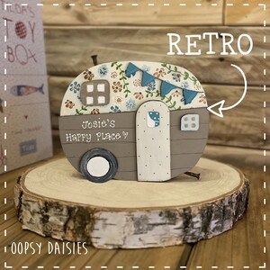 Personalised Handmade Caravan Block, Ornament, Country Home Decor - Etsy