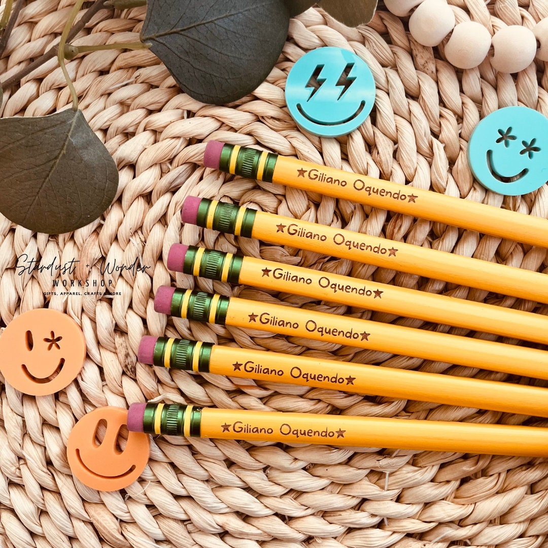 Triangular Pre School Pencils - Engraved Pencils - Personalized ...