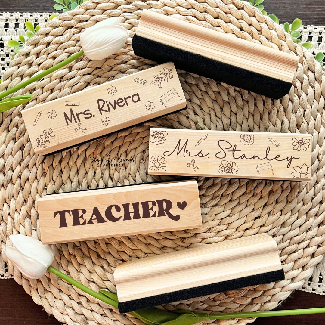 Personalized Whiteboard Eraser, Teacher Gift, Personalized Gift for ...