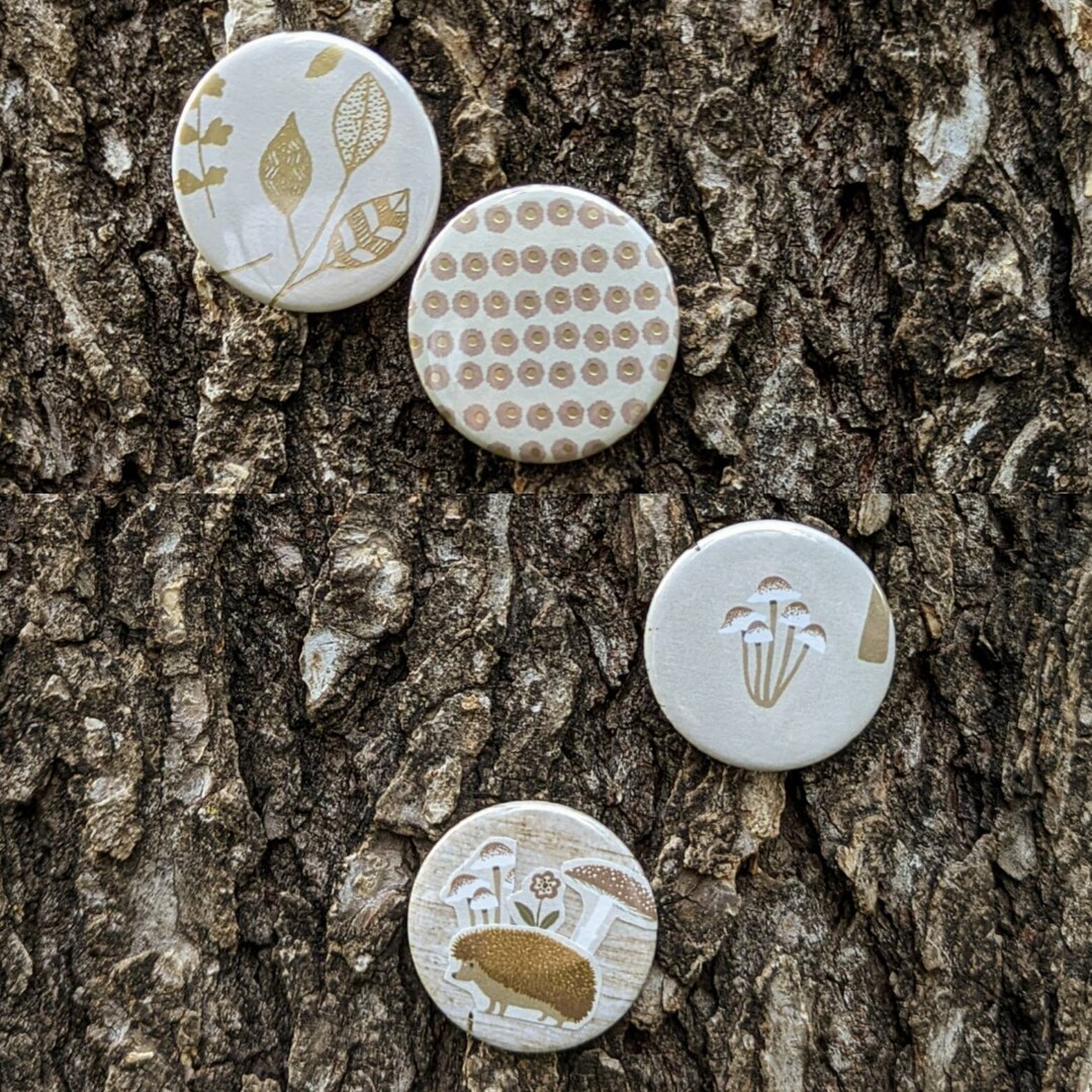 Aesthetic Nature Buttons - Etsy