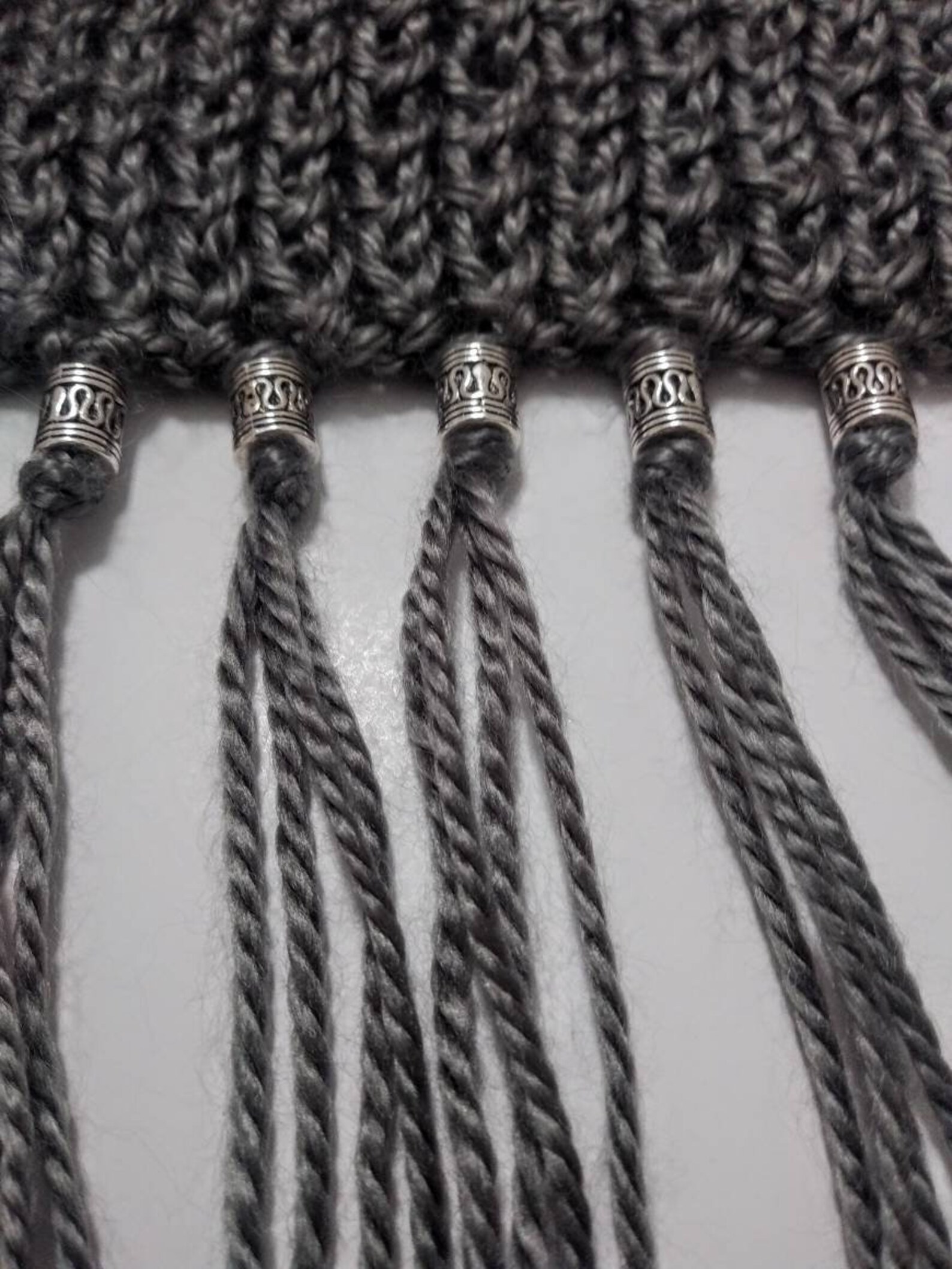 Snake Scarf Crowley Scarf Good Omens Knit Beaded Snake - Etsy