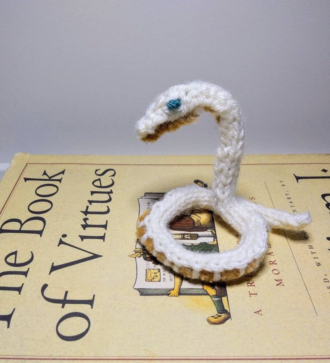 Miniature Aziraphale Snake, Angel Snake - Etsy