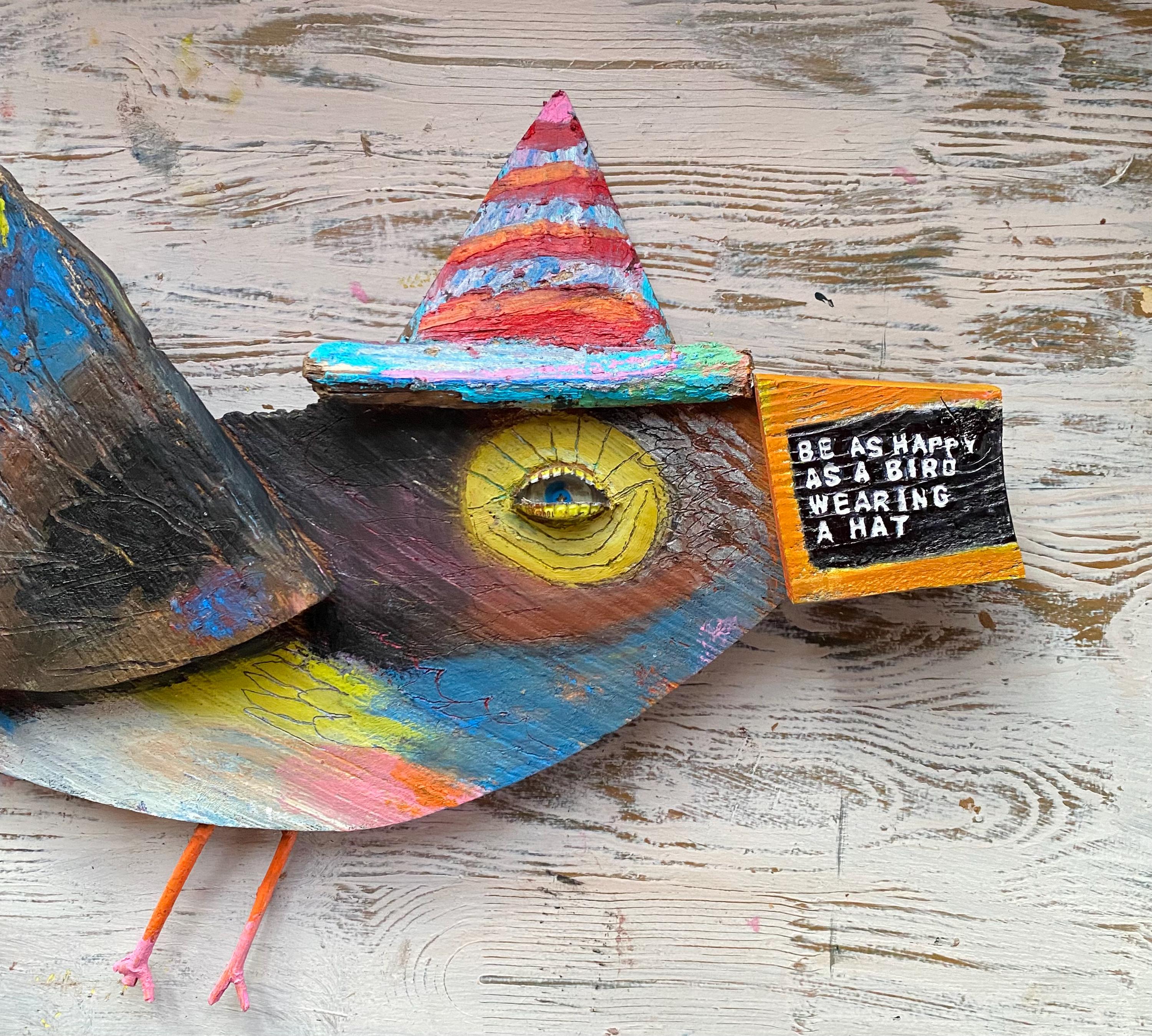 Quirky Bird Art Wood Cutout - Etsy