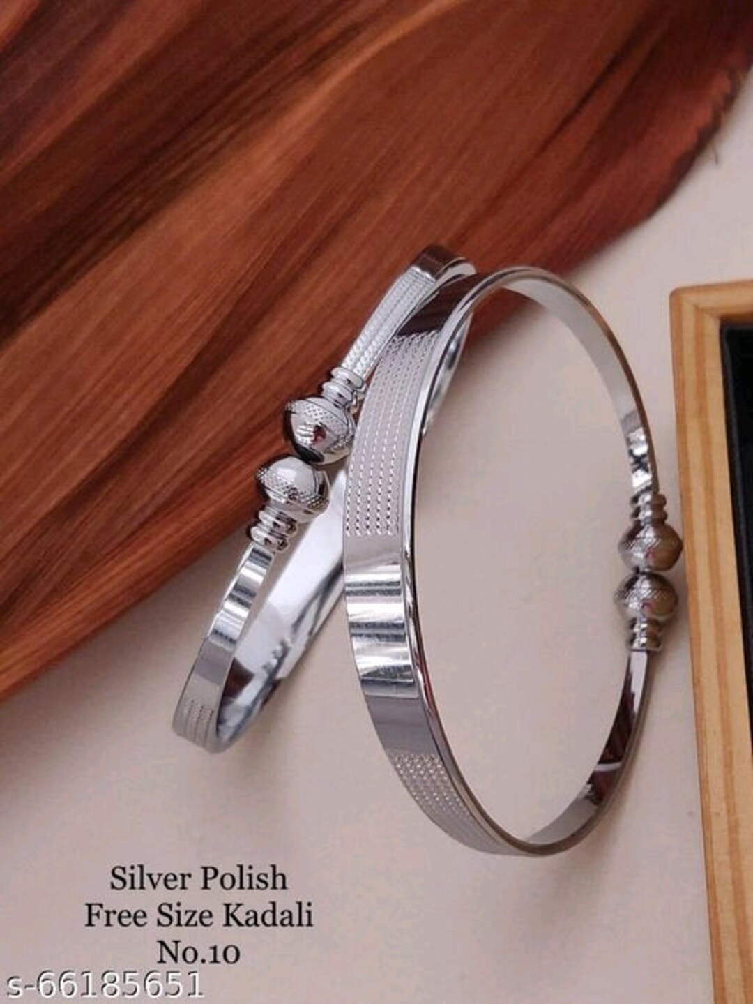 Silver Look Alike Bangles/2 Set for Bangles/silver Look - Etsy