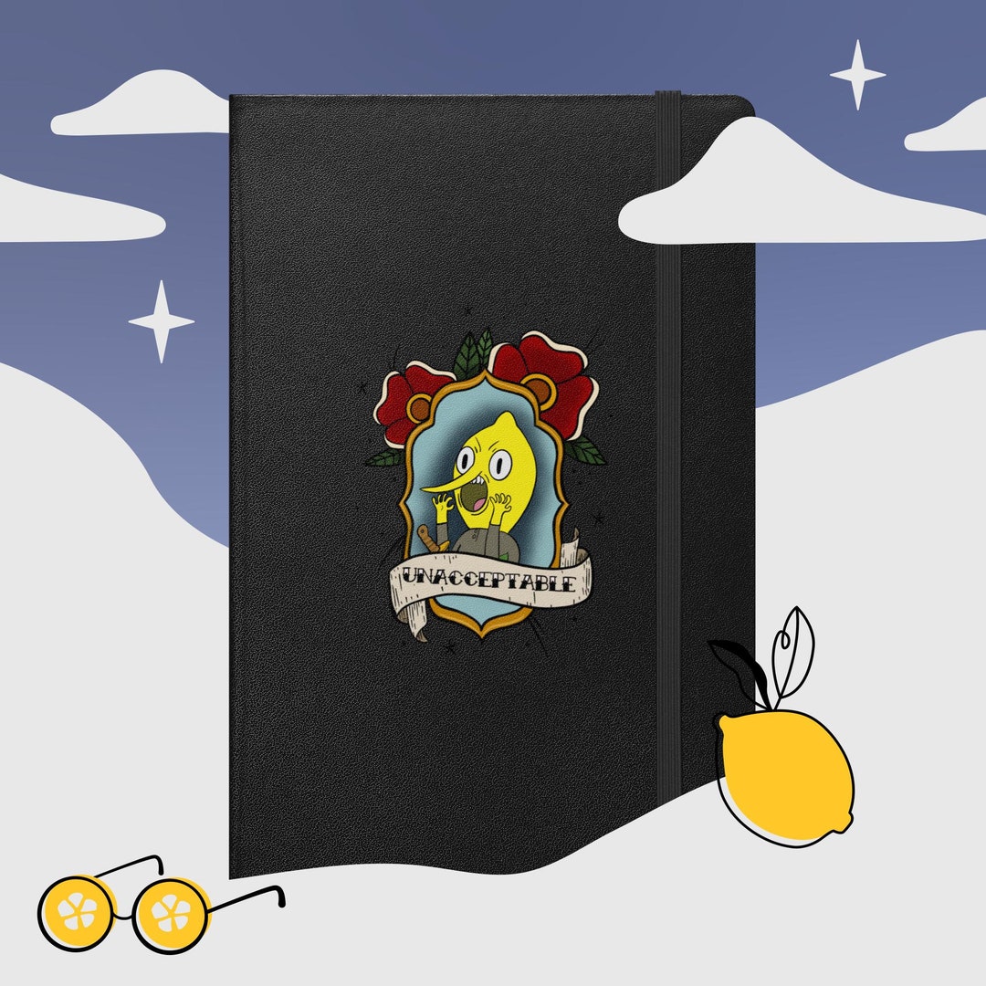 Lemongrab Unacceptable Hardcover Notebook - Etsy