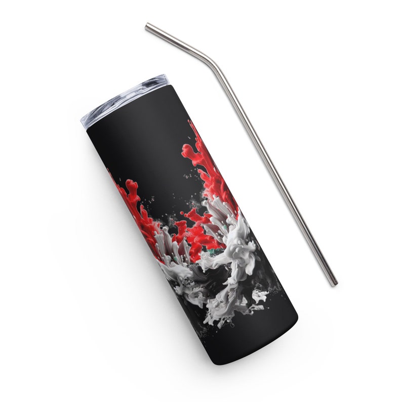 Kenya Flag Splash Color Stainless Steel Tumbler Insulated - Etsy