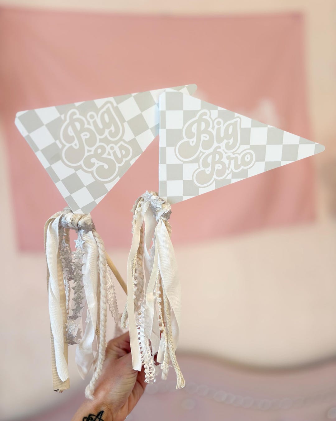 Big Brother/big Sister Pennant Flag | Sibling Pennant Flag | Big ...