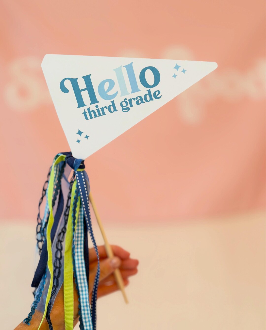 First Day of School Pennant Flag | Last Day of School Flag | Boys ...