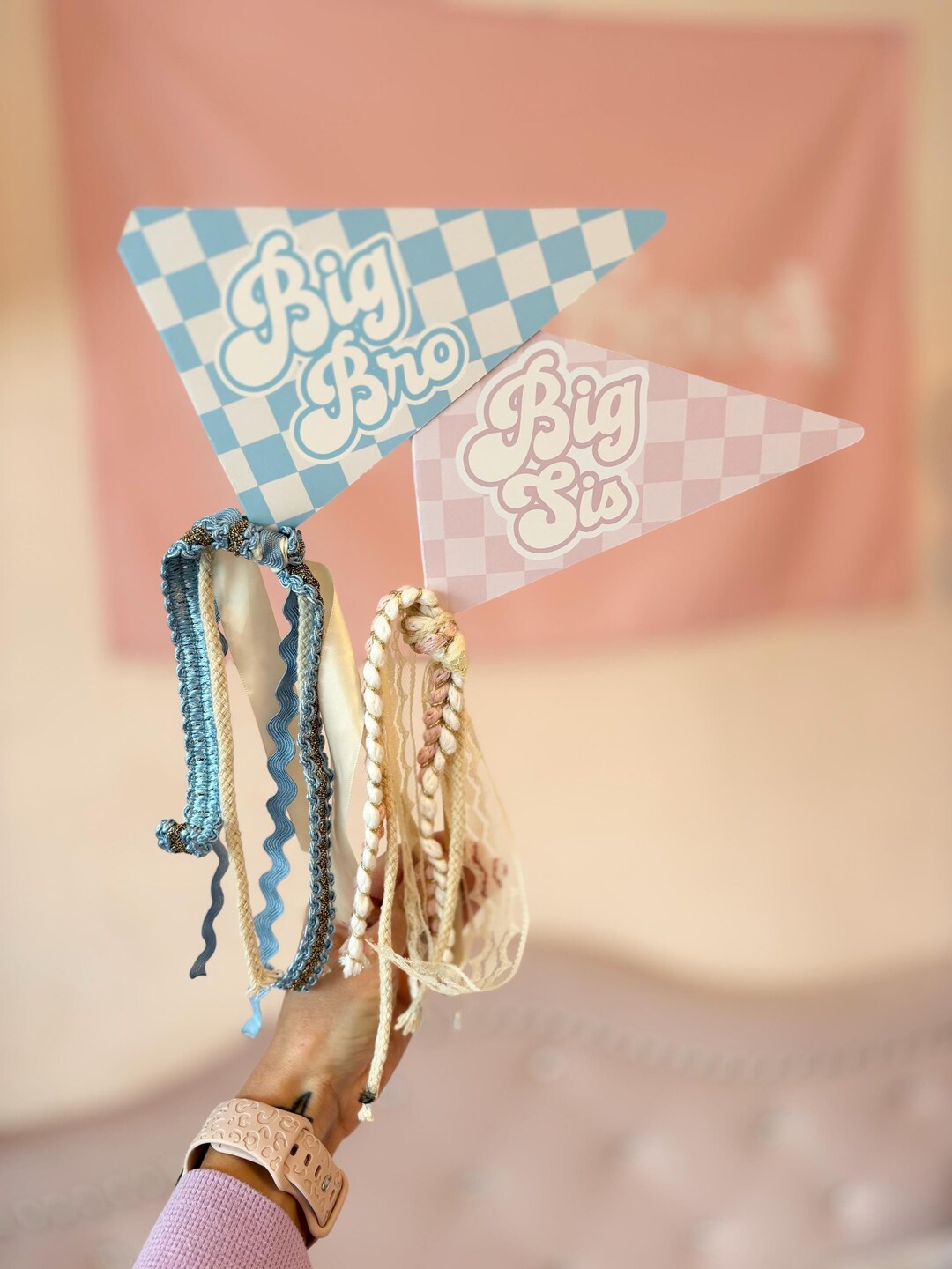 Big Brother/big Sister Pennant Flag | Sibling Pennant Flag | Big ...
