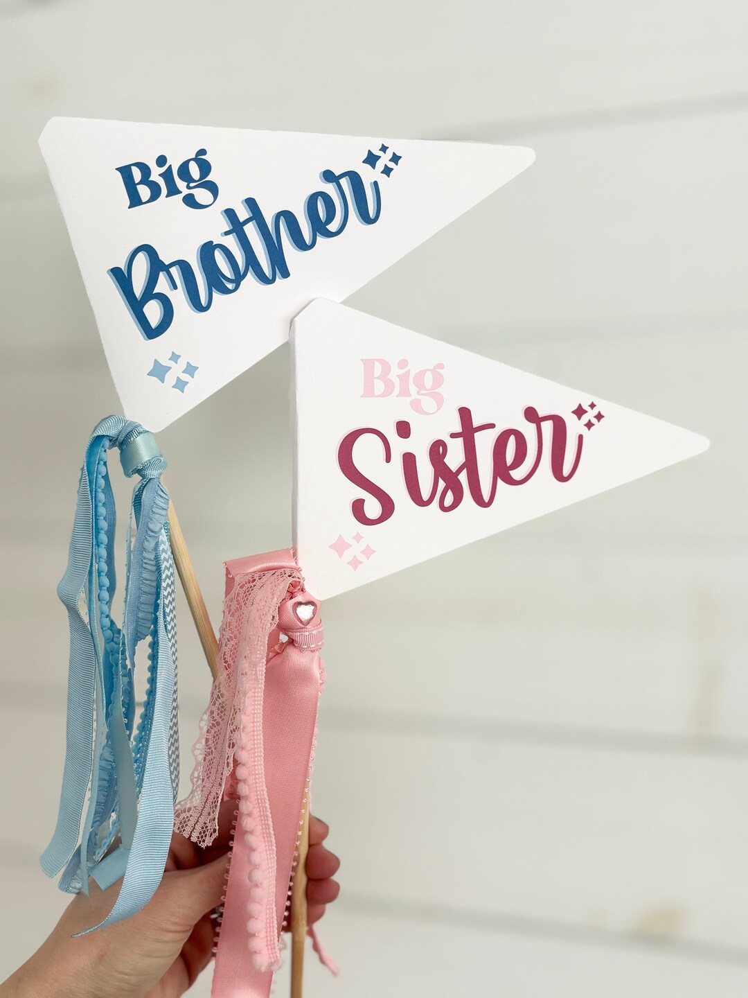 Big Brother/big Sister Pennant Flag | Sibling Pennant Flag | Big ...