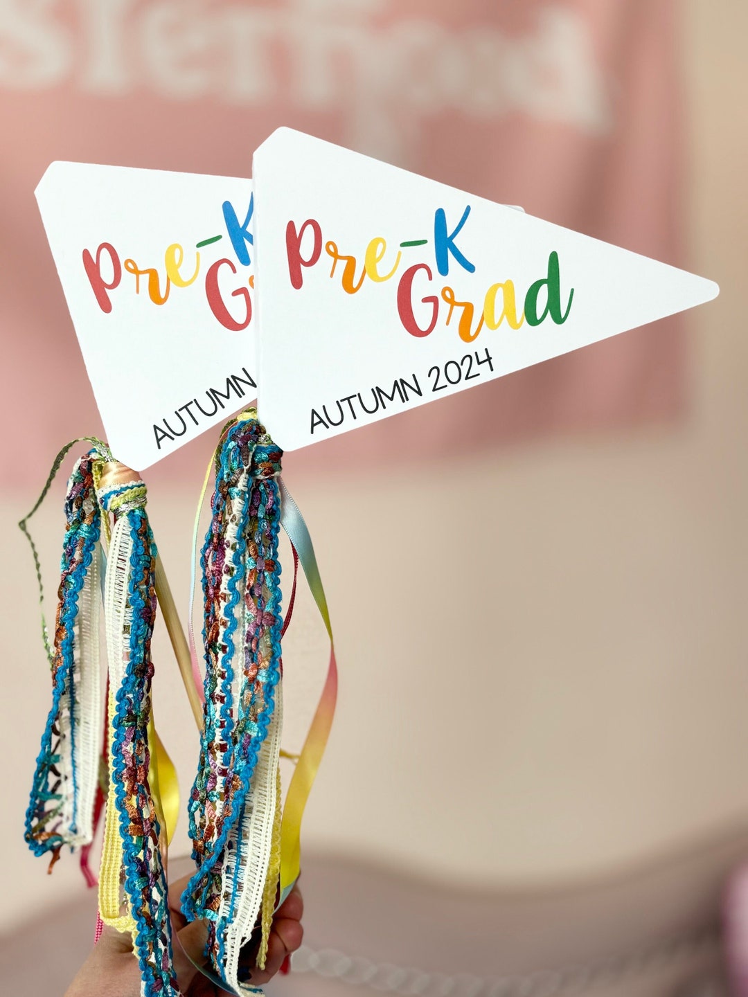 Pre-k Grad Pennant Flag | Pre-k Graduation Pennant Flag | Pre-k ...