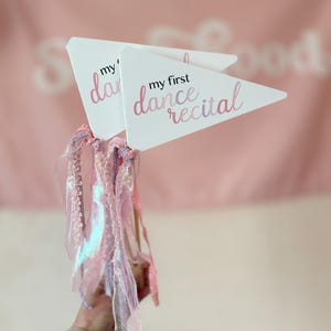 My First Dance Recital Pennant Flag | Dance Recital Pennant Flag ...