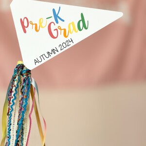 Pre-k Grad Pennant Flag | Pre-k Graduation Pennant Flag | Pre-k ...