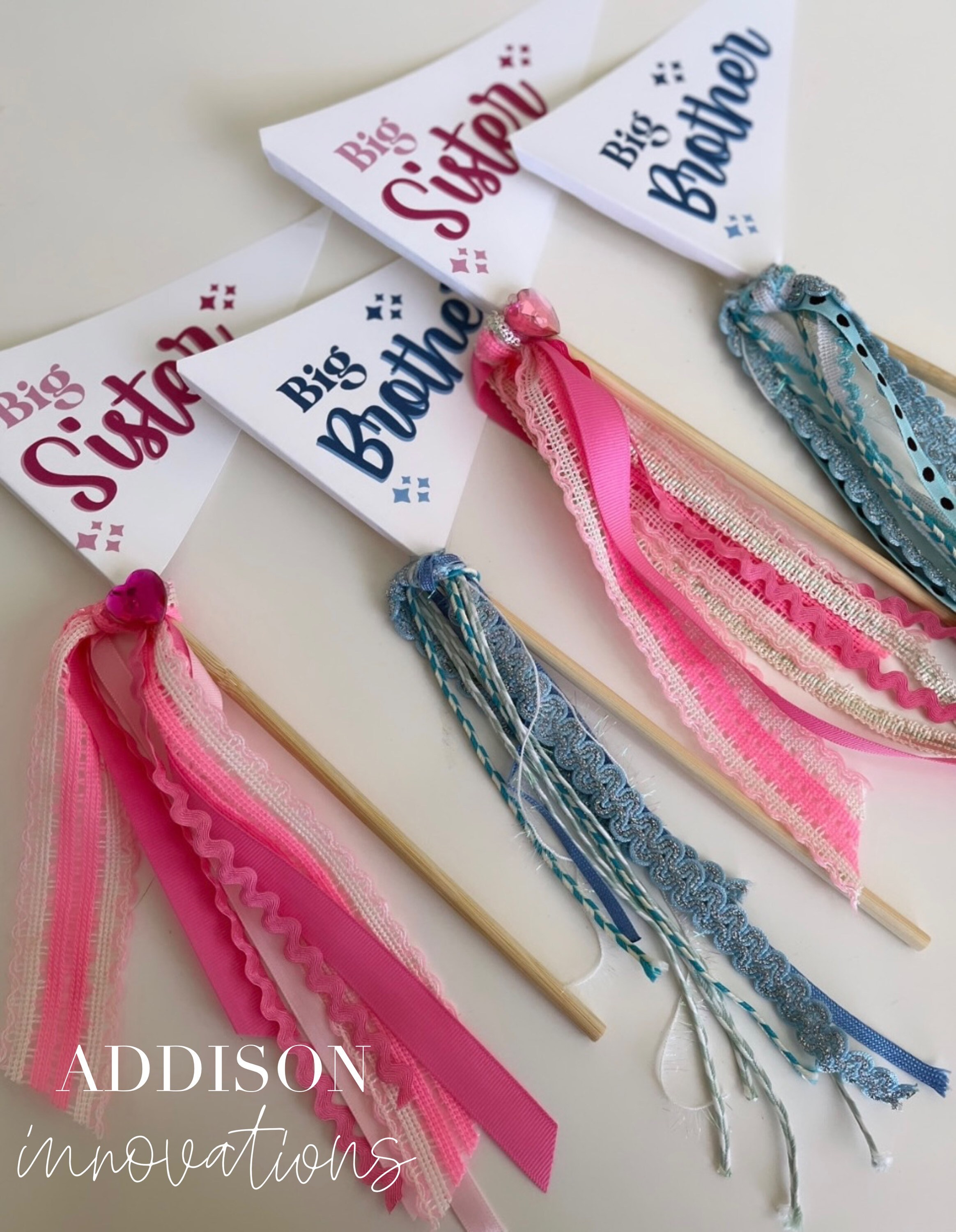 Big Brother/big Sister Pennant Flag Sibling Pennant Flag - Etsy