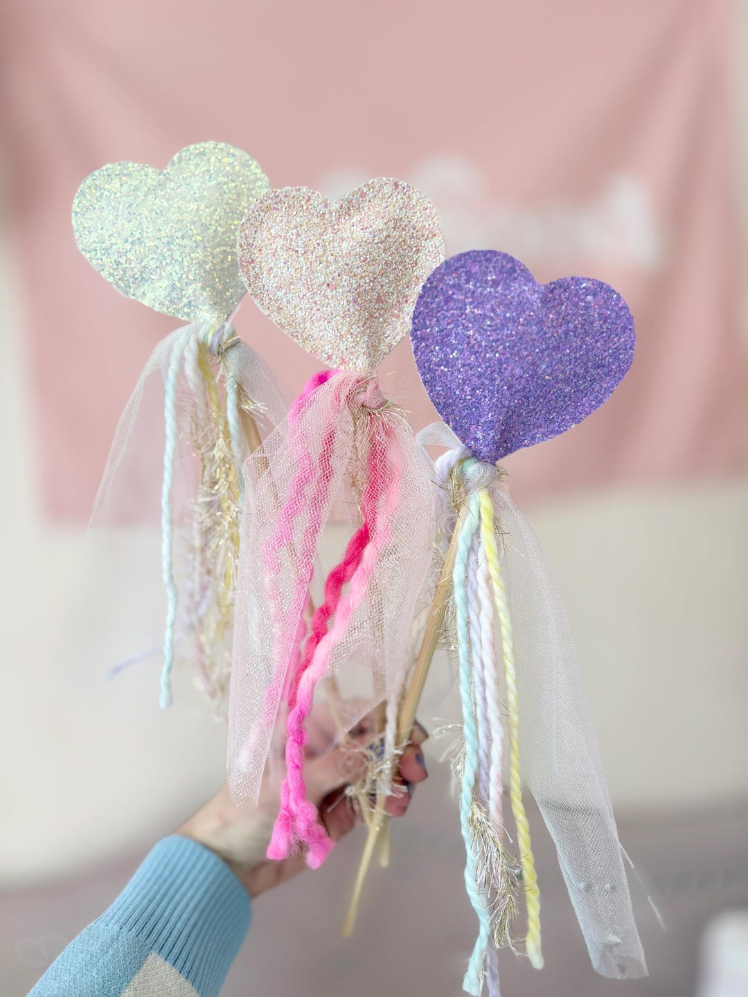 Heart Wand | Sparkly Heart Wand | Magic Wand | Kids Magic Wand | Kids ...
