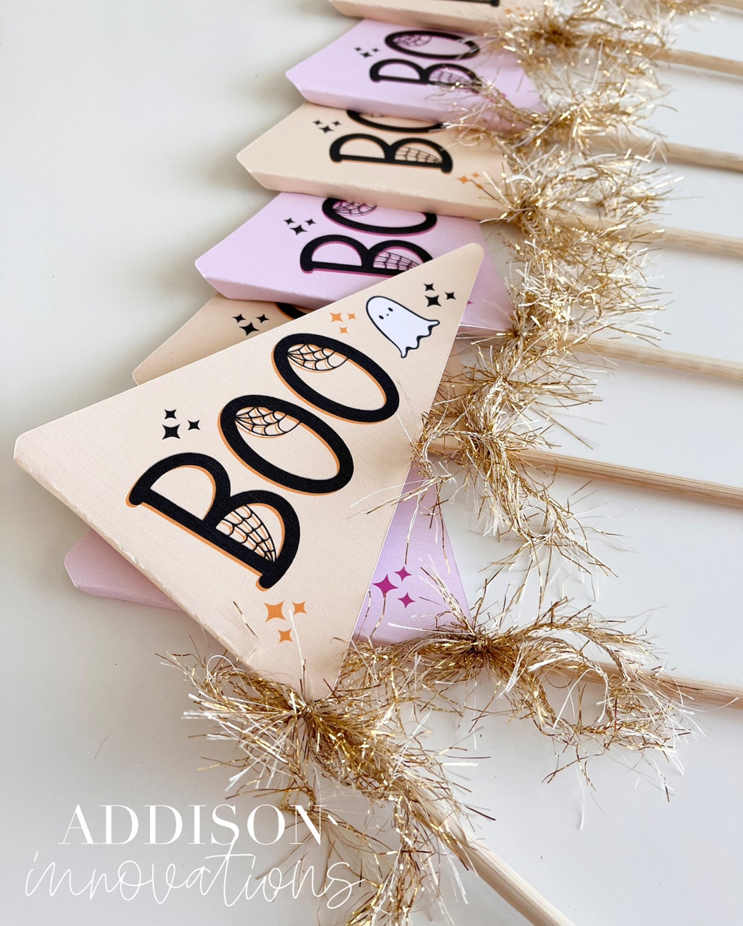 Boo Pennant Flag Halloween Pennant Flag Boo Basket Flag - Etsy