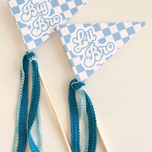 Big Brother/big Sister Pennant Flag Sibling Pennant Flag Big Brother ...