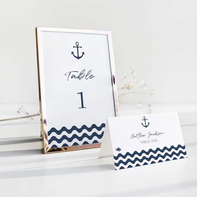 Beach Table Numbers - Etsy