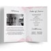 Watercolor Funeral Program Template Memorial Program - Etsy