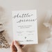 Shuttle Service Wedding Sign Template, Printable Wedding Shuttle ...