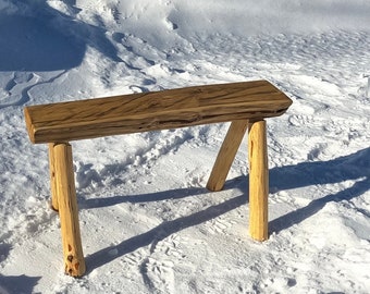 Log Stool Log Bench Log Furniture Rustic Lodge Cabin Decor - Etsy