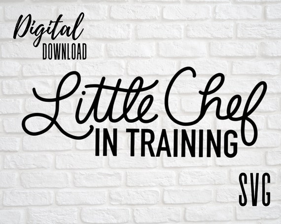 Papercraft Little Chef In Training Instant Digital Download SVG File ...