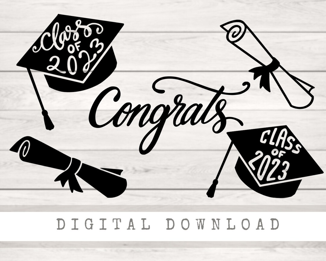Graduate Accessories SVG Bundle Digital Download - Etsy