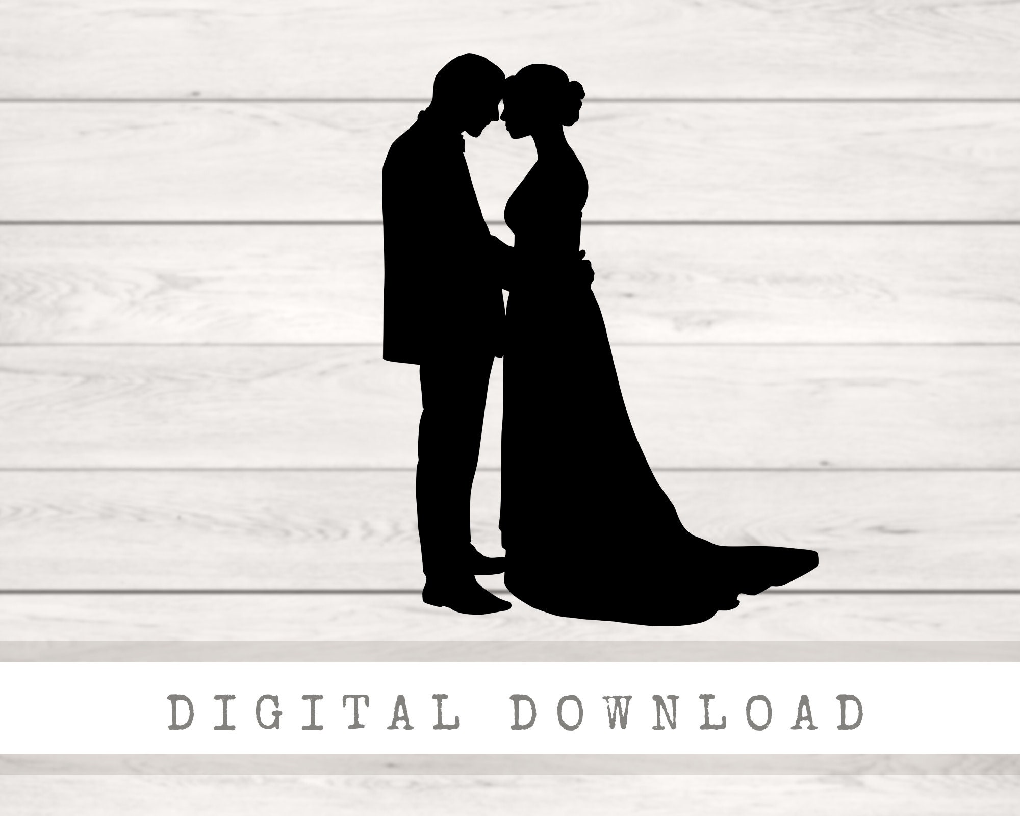 Wedding Bride and Groom SVG Instant Download - Etsy UK