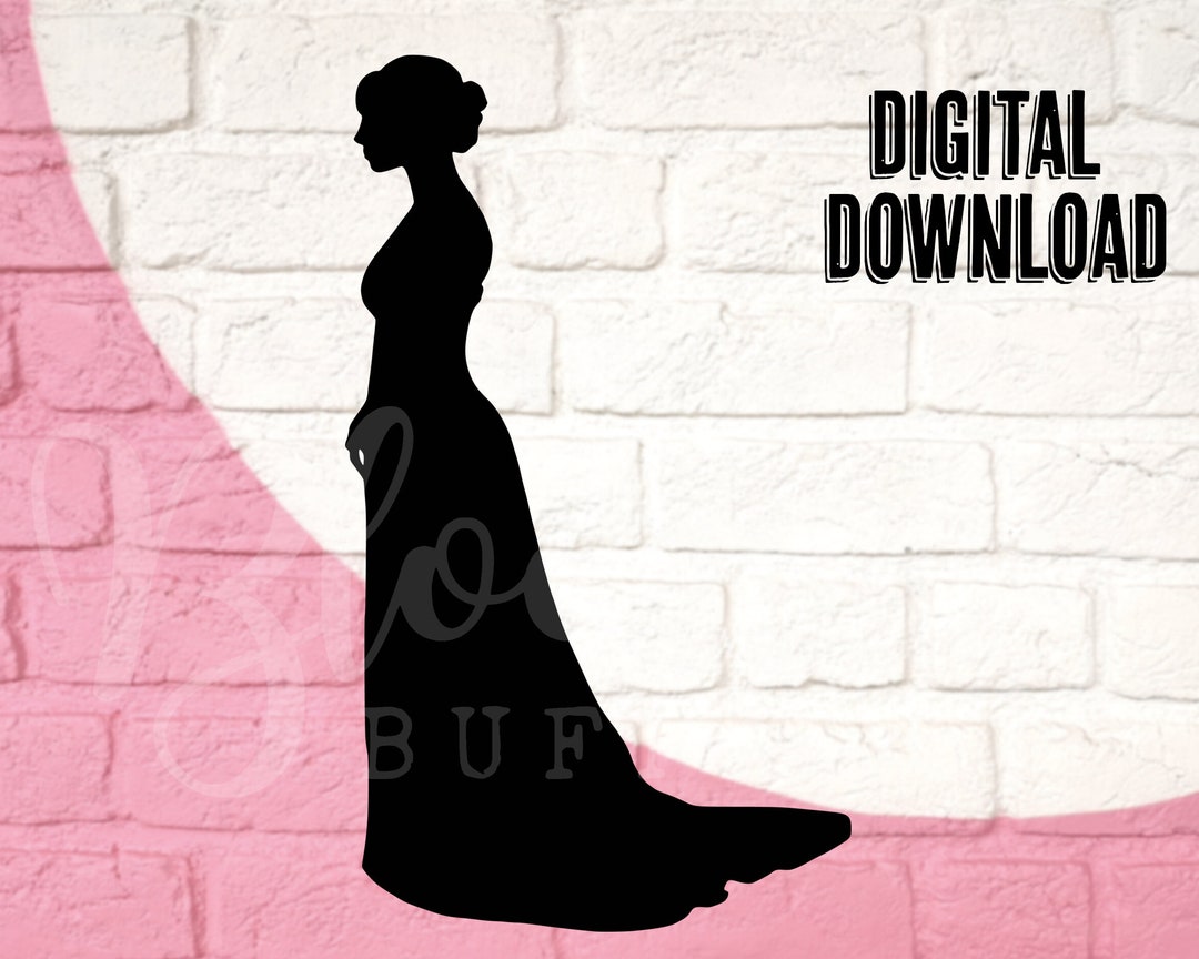 Wedding Bride Silhouette SVG Instant Download - Etsy