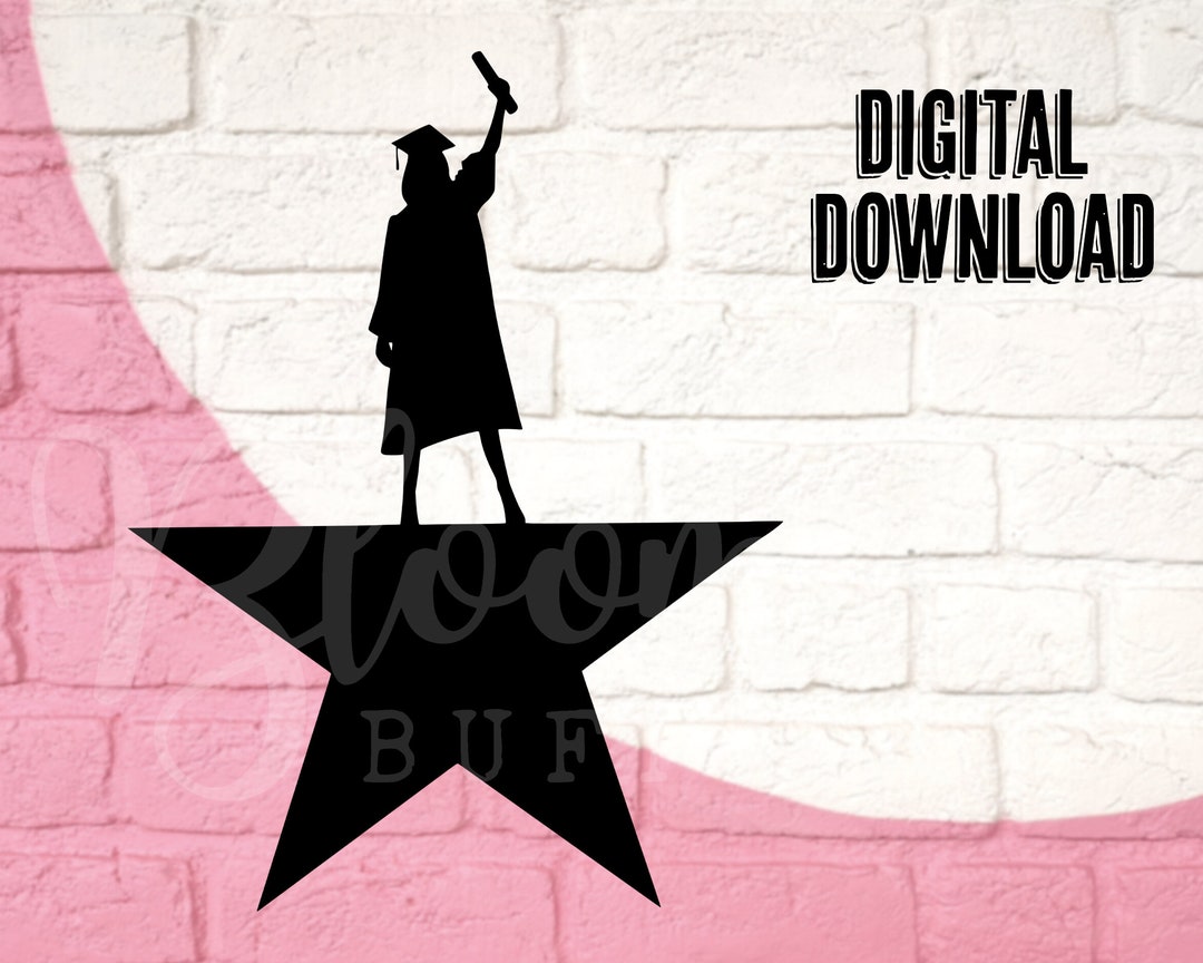 Star Graduate Silhouette Instant Download SVG File (Download Now) - Etsy