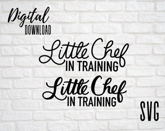 Papercraft Little Chef In Training Instant Digital Download SVG File ...