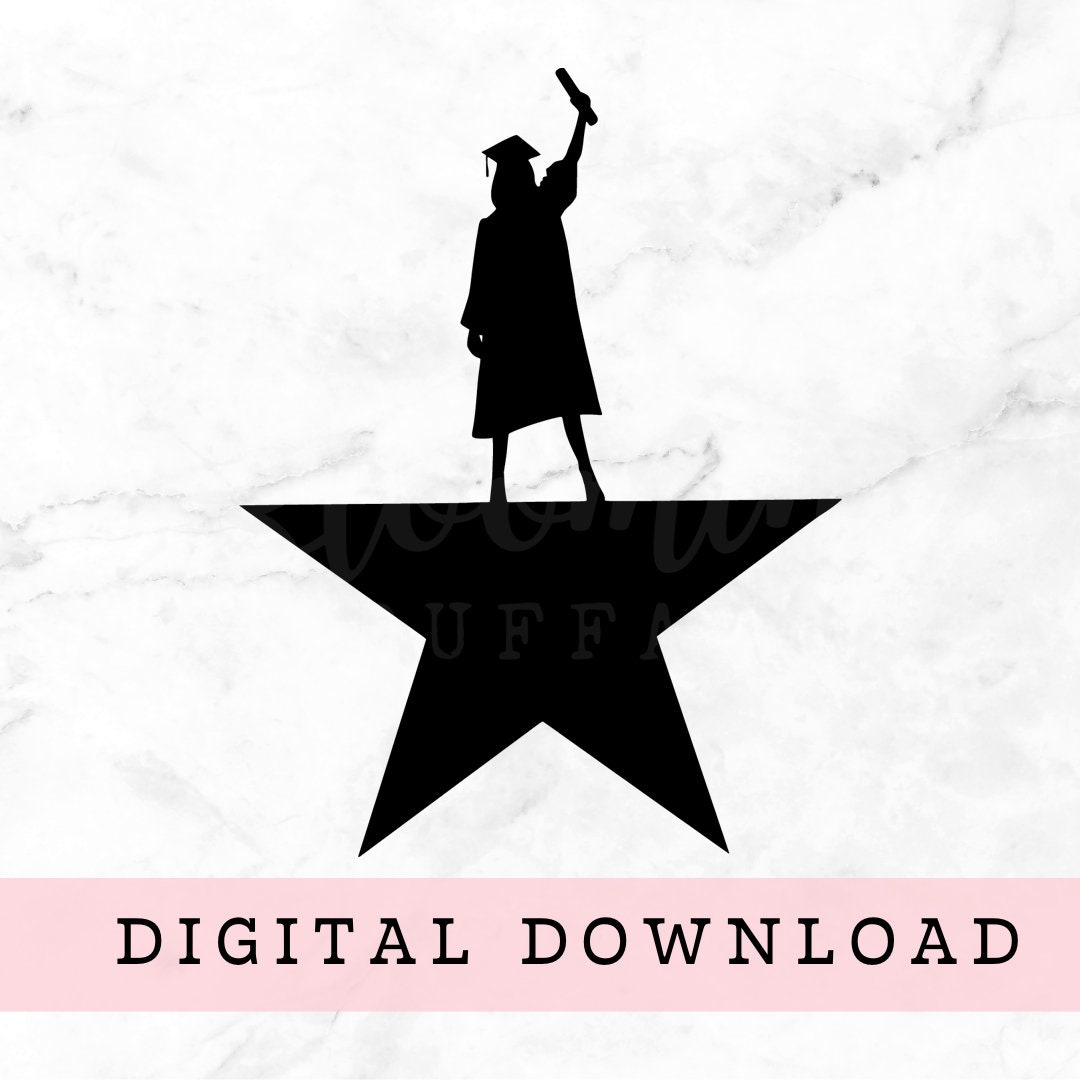 Star Graduate Silhouette Instant Download SVG File - Etsy