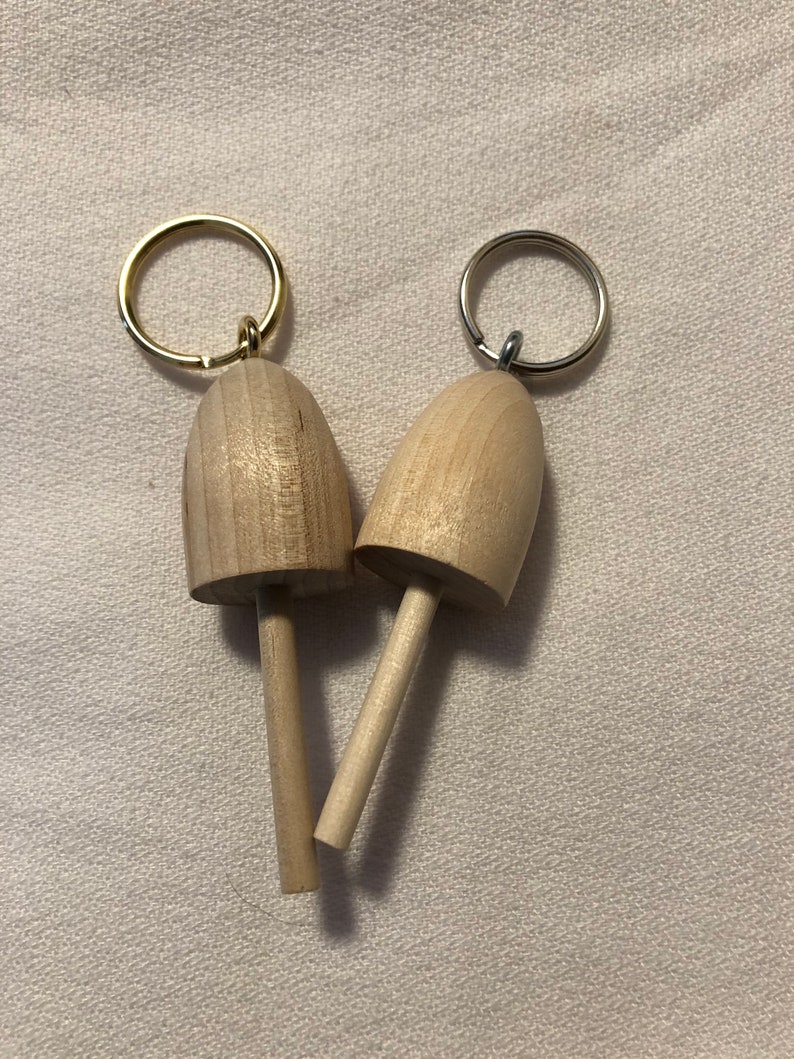 Lobster Buoy Key Chains, Wooden Unfinished DIY Wedding Favors, Set of ...