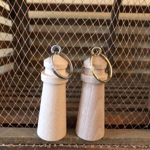 Lighthouse Key Chains, Wooden Unfinished DIY Party Favors, Set of 12 - Etsy