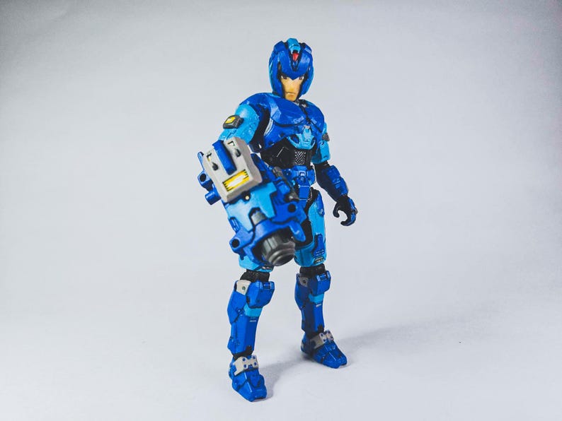 Mega Man X - Rock Man - Posable Action Figure Collectable - Etsy
